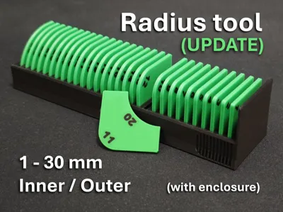radius gauge 3d print model download - MakerWorld