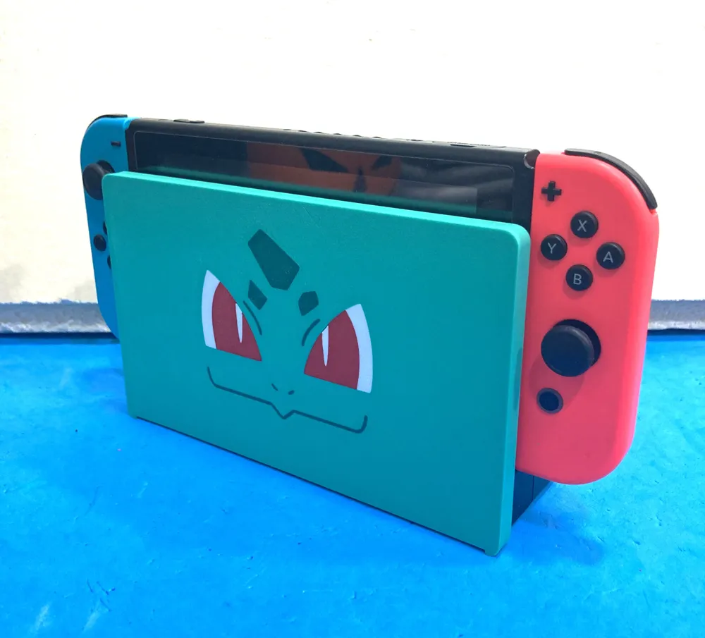 Bulbasaur Nintendo Switch Oled cover by Franchescor - MakerWorld