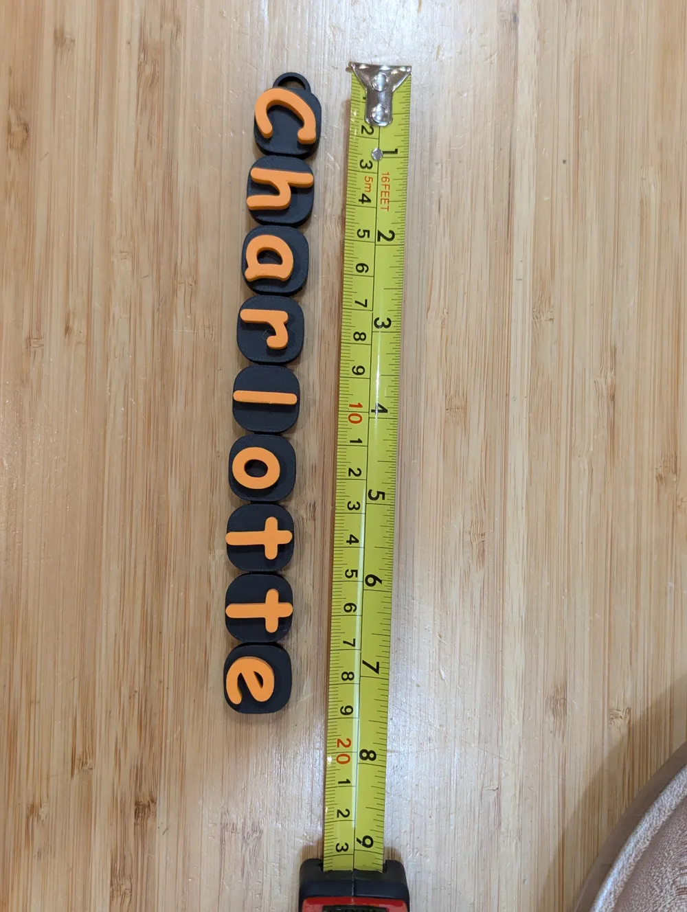 Flexi Name Keyring - Free 3D Print Model - MakerWorld
