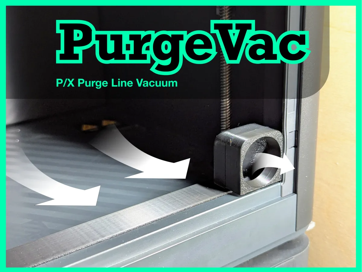 PurgeVac - The Original Purge Line Vacuum Adapter - Free 3D Print Model ...
