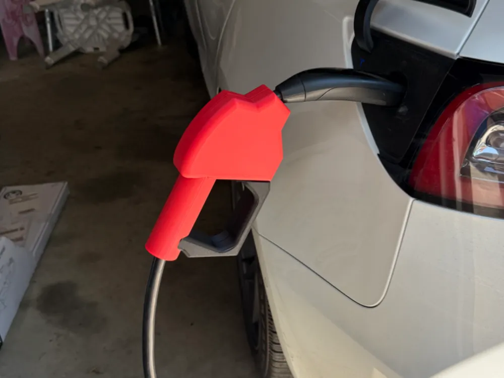 Tesla Gas Pump handle by MarkWulf MakerWorld: Download Free 3D Models