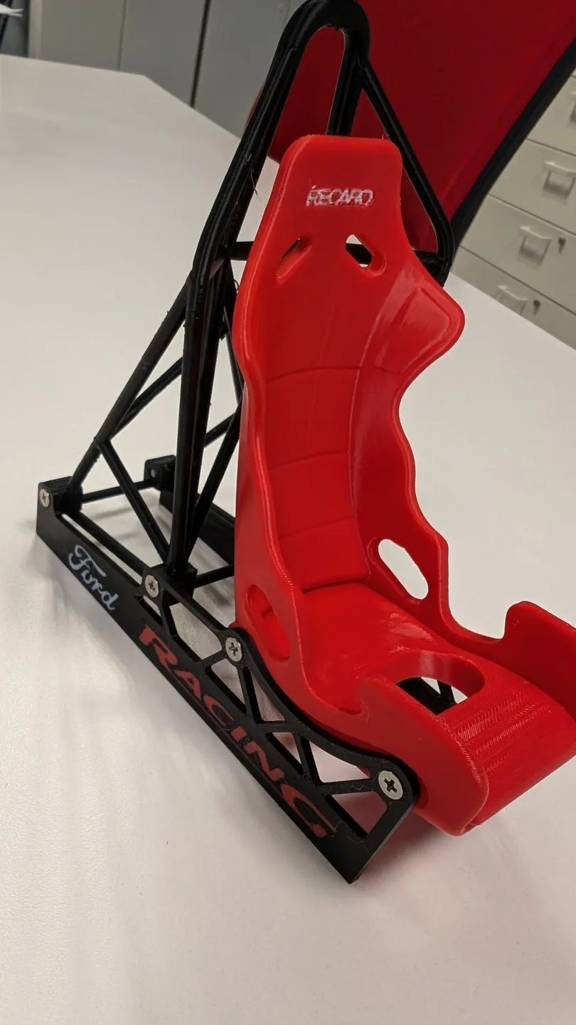 Recaro Racing Seat Phone Holder Ford Racing Remixed by Zapa MakerWorld ...