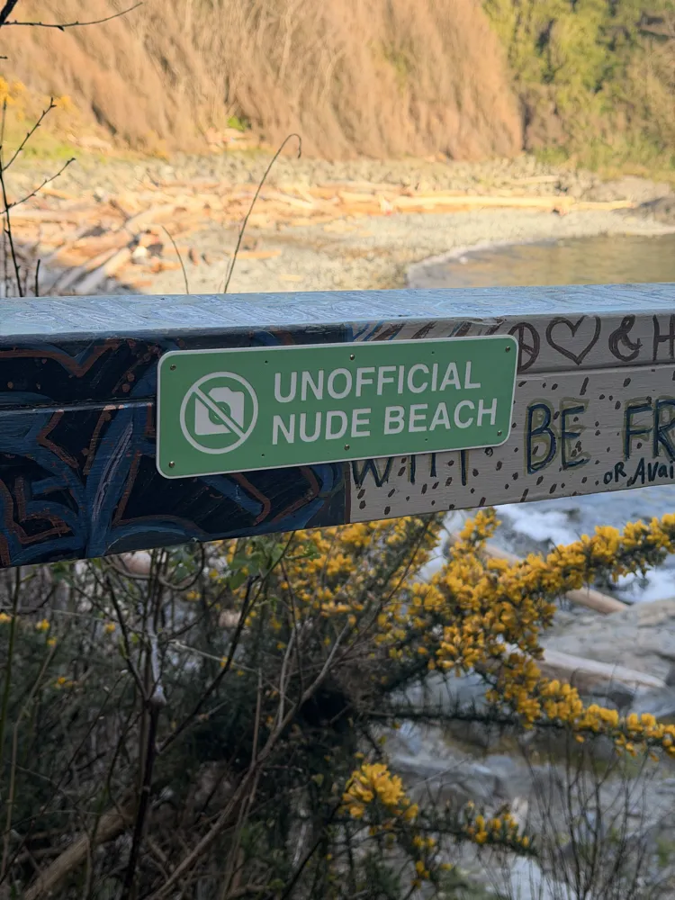 Nude Beach Sign Free 3d Print Model Makerworld