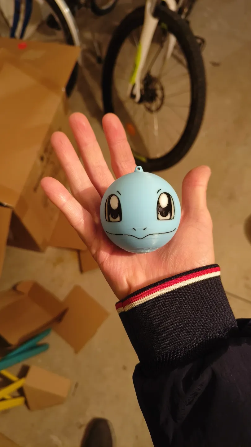 Pokemon Christmas ball - Squirtle by Zebbb3D - MakerWorld