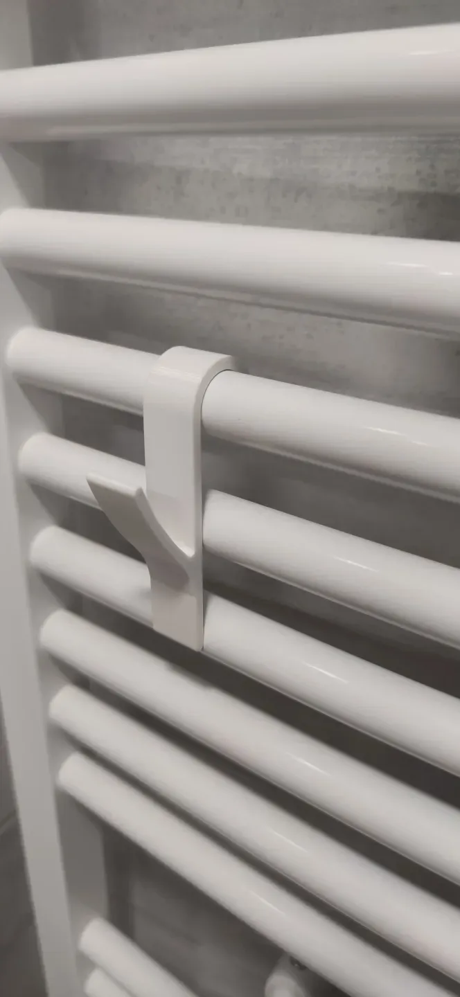 Bathroom radiator towel hanger by HrvL3D - MakerWorld
