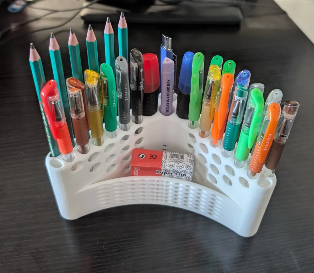 Infinity Arc – Desk Organizer, Pen & Pencil Holder by UrSafeWithMe ...