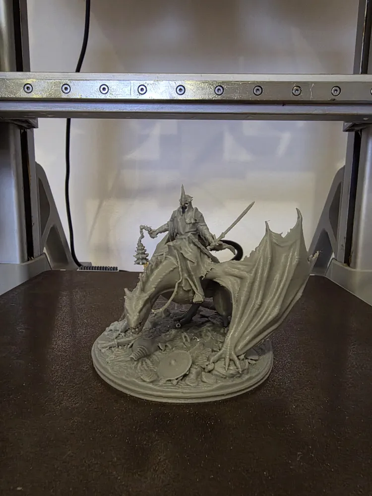 Witch King of Angmar on Fellbeast (Lotr) - Free 3D Print Model - MakerWorld