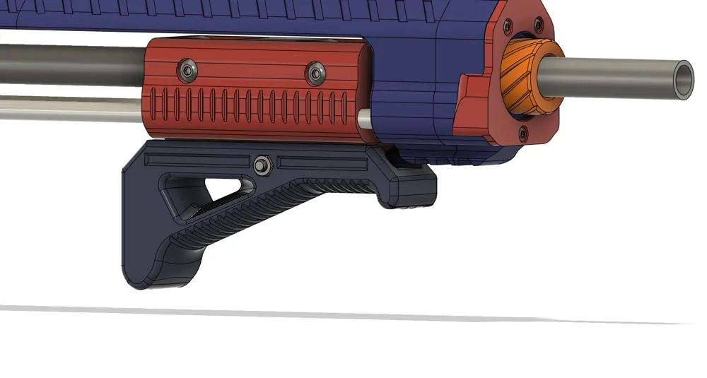 Angled Foregrip for Picatinny Rail - Free 3D Print Model - MakerWorld