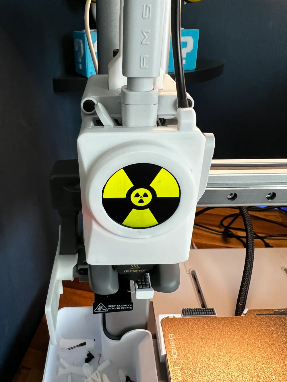 A1 KNOMI BIQU Front Cover with Cable Passthrough. - Free 3D Print Model ...