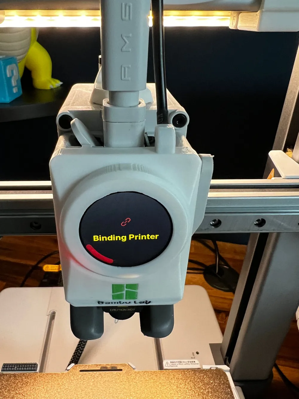 A1 KNOMI BIQU Front Cover with Cable Passthrough. - Free 3D Print Model ...