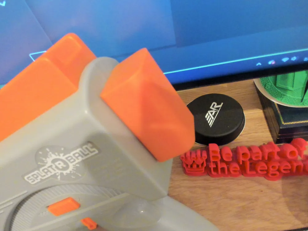 Splatter Ball stock attachment by Apollo_322 - MakerWorld
