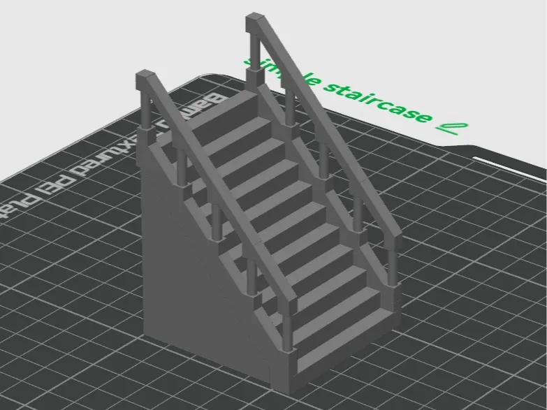 Simple Staircase / DnD by StefanS MakerWorld: Download Free 3D Models