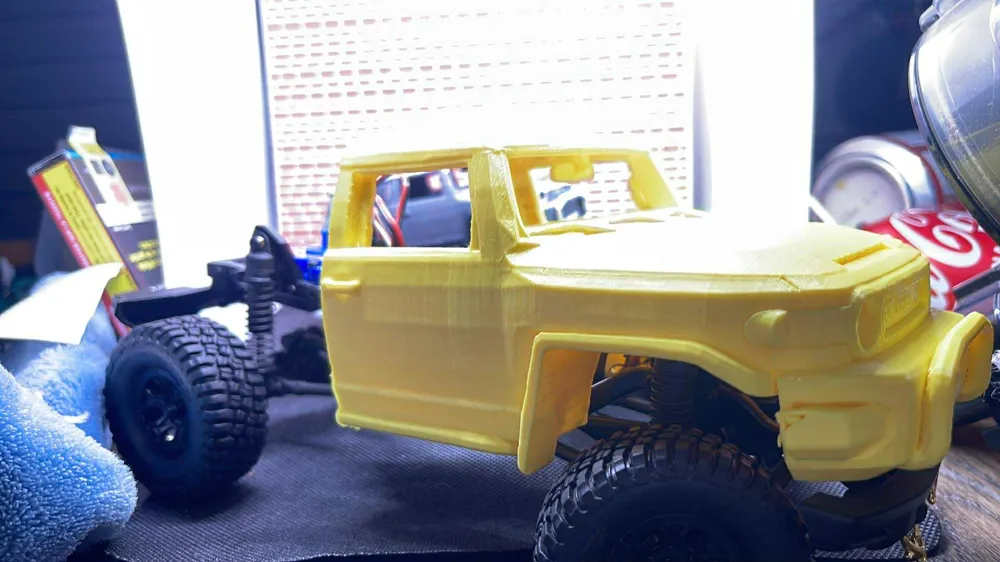 fj cruiser rc shell :) - Free 3D Print Model - MakerWorld
