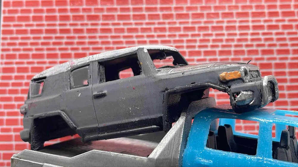 fj cruiser rc shell :) - Free 3D Print Model - MakerWorld