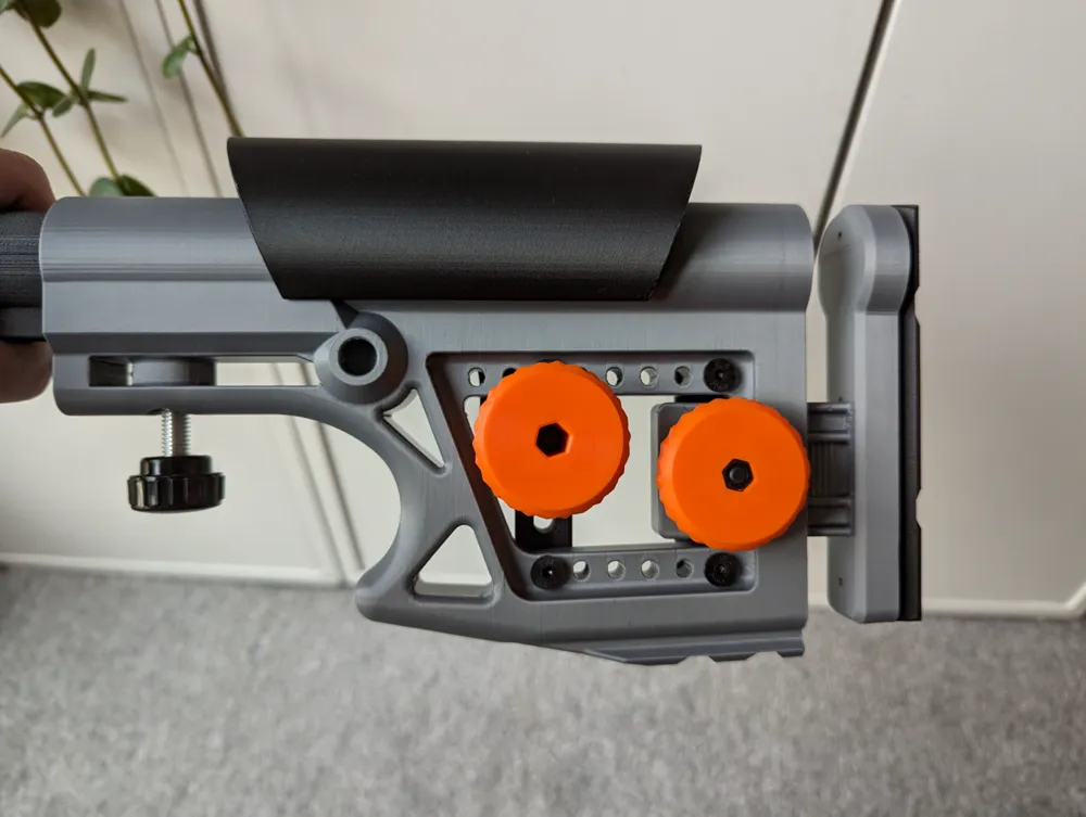 AR15 Fully Adjustible Stock by Cal1n - MakerWorld