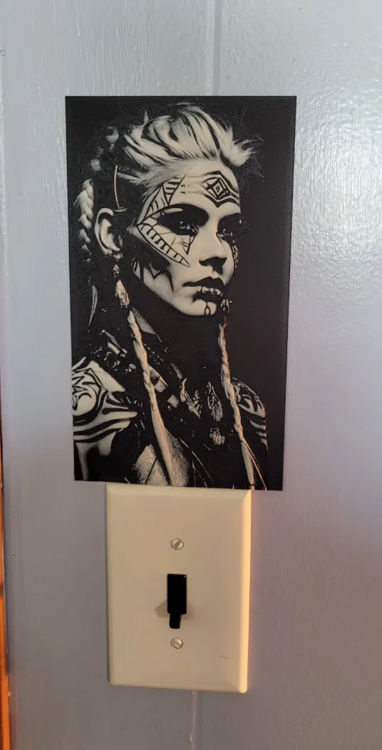 Viking 2D Art -HueForge by 3D_For_Fun - MakerWorld