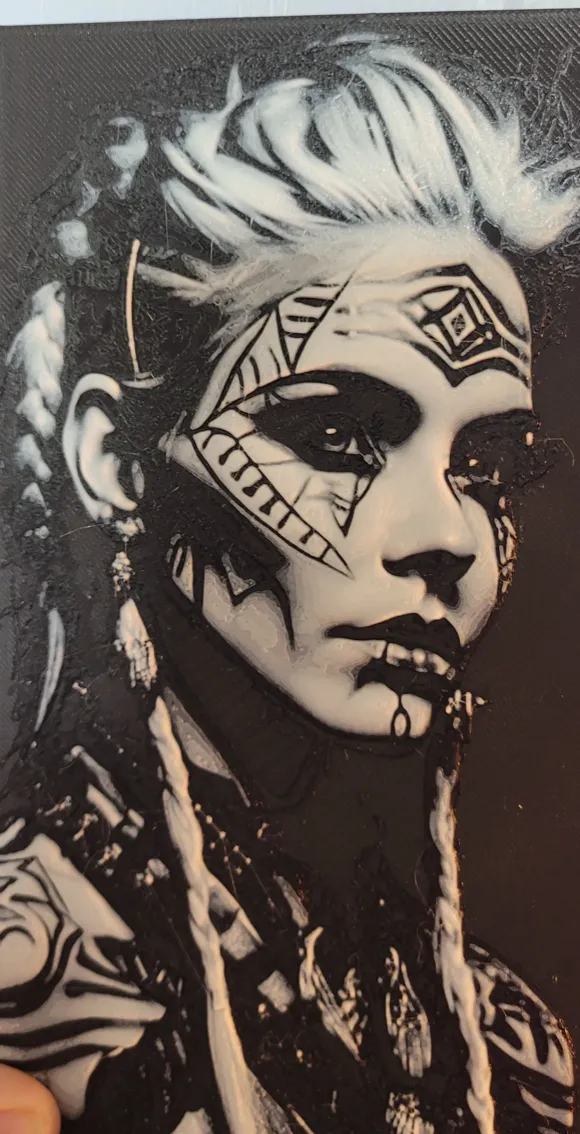 Viking 2D Art -HueForge by 3D_For_Fun - MakerWorld