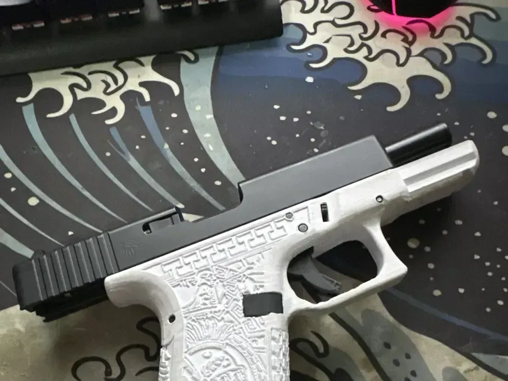 glock 19 gen 3 tidal wave - Free 3D Print Model - MakerWorld