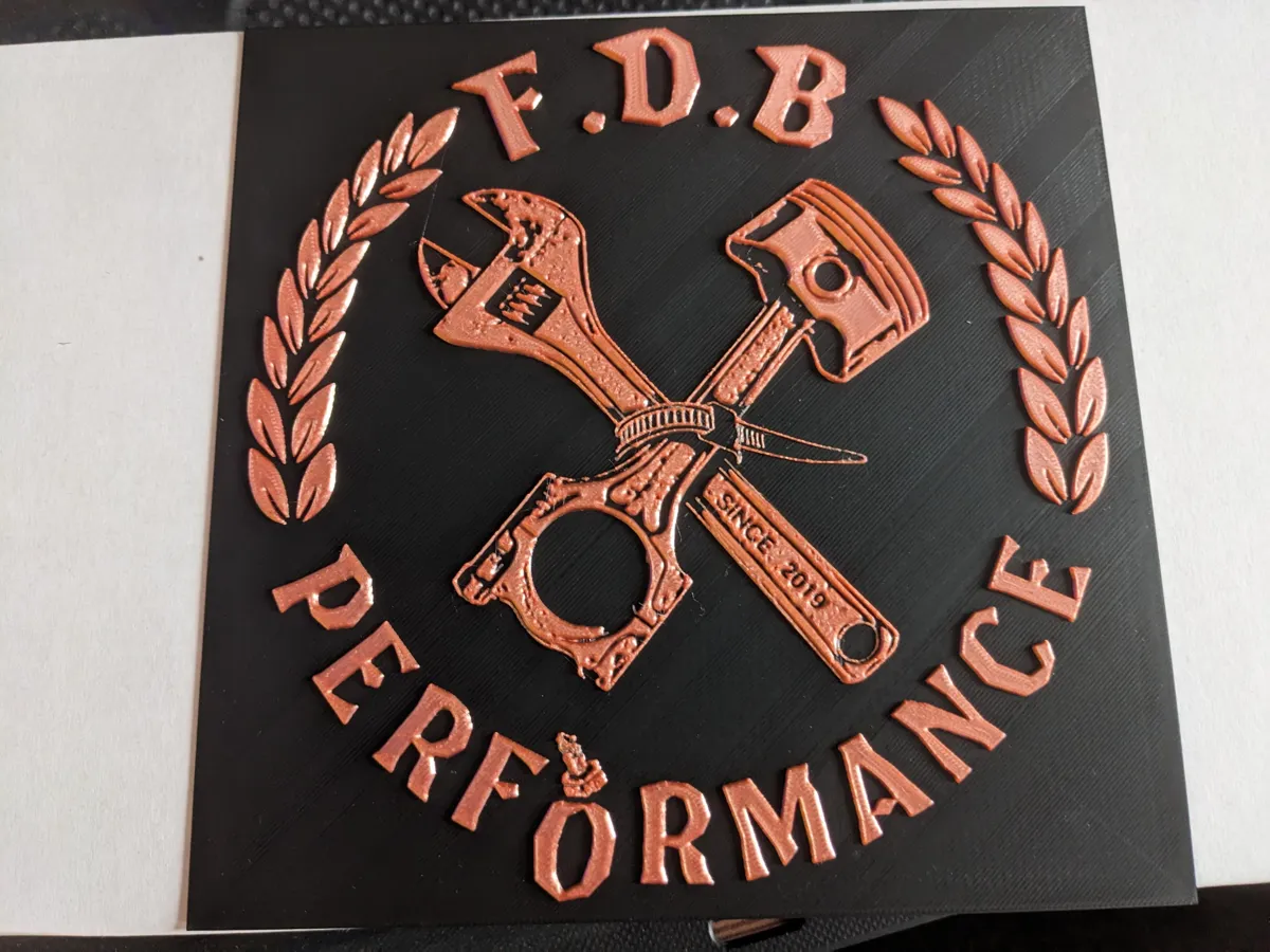 Wheat Flour Performance Logo (Hueforge) - Free 3D Print Model - MakerWorld