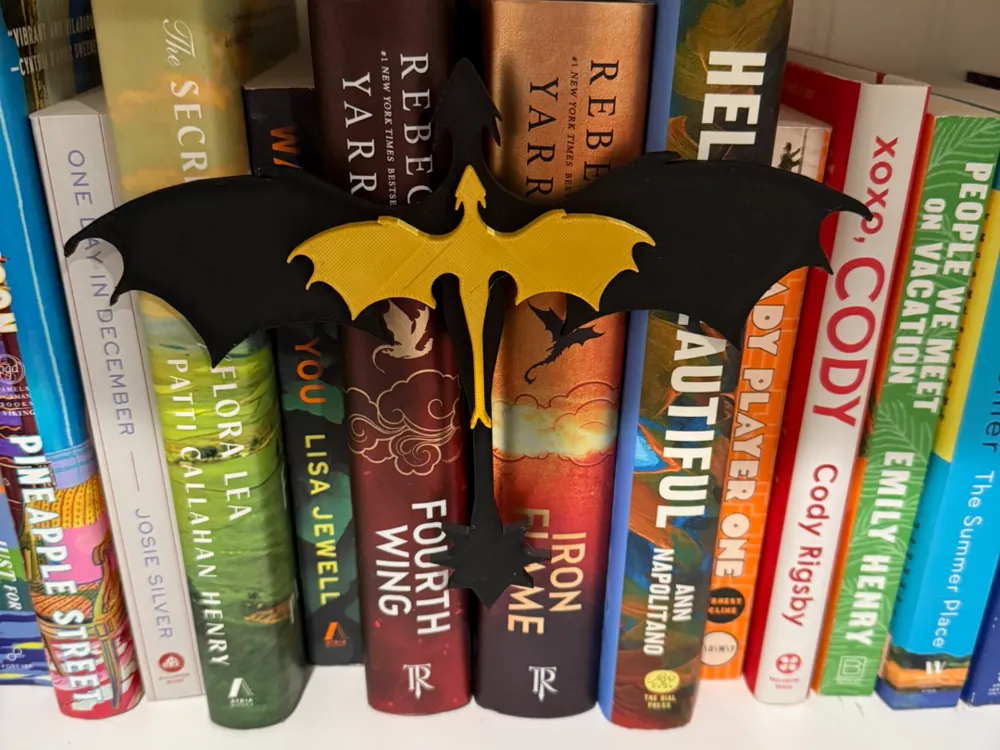 Fourth Wing Double Dragon Book Insert - Free 3D Print Model - MakerWorld