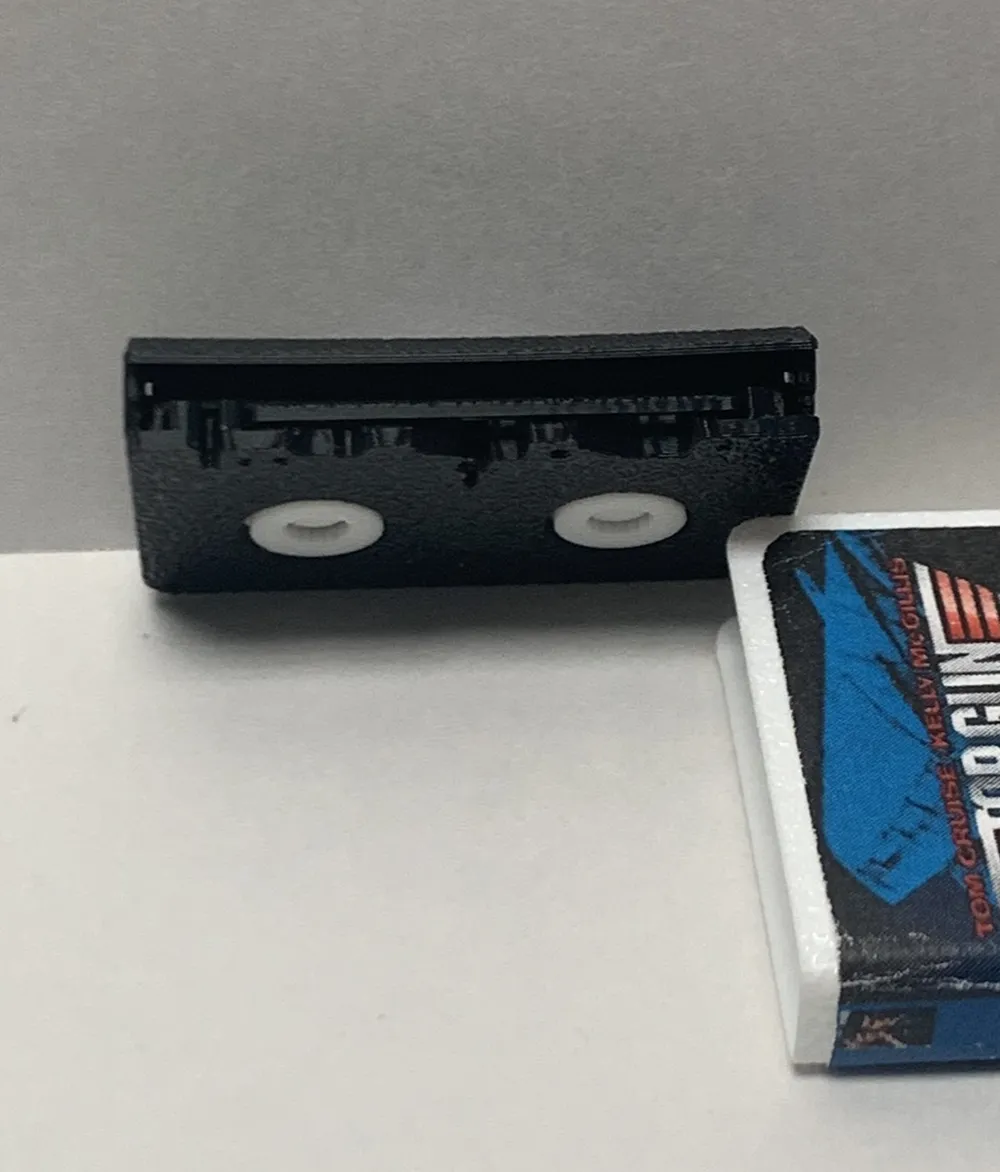 Miniature 1/6 Scale VHS Cassette Tape with Cover by Rolls MakerWorld ...