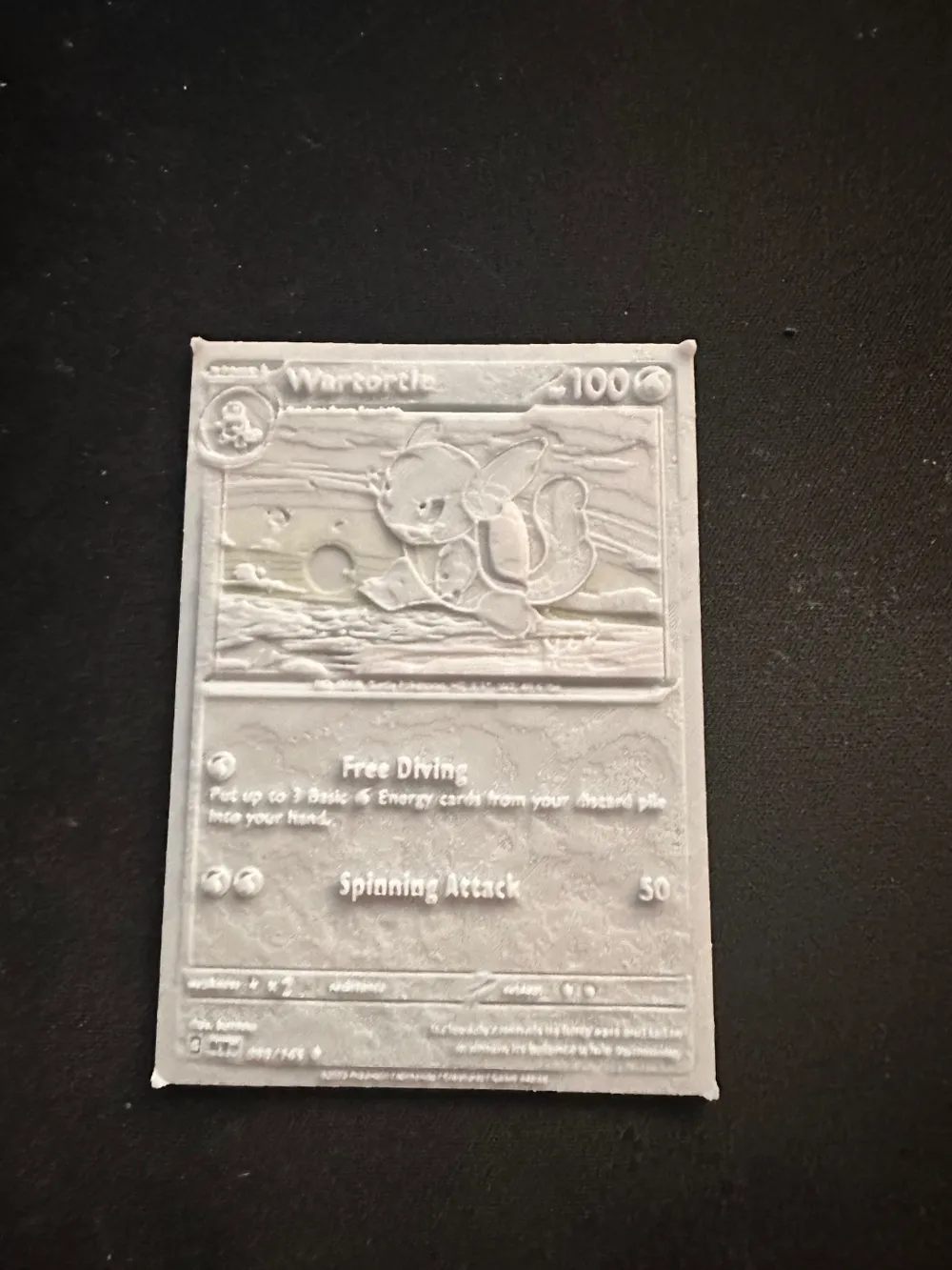 Wartortle (151) Pokemon Card Lithophane by thatguy08 - MakerWorld