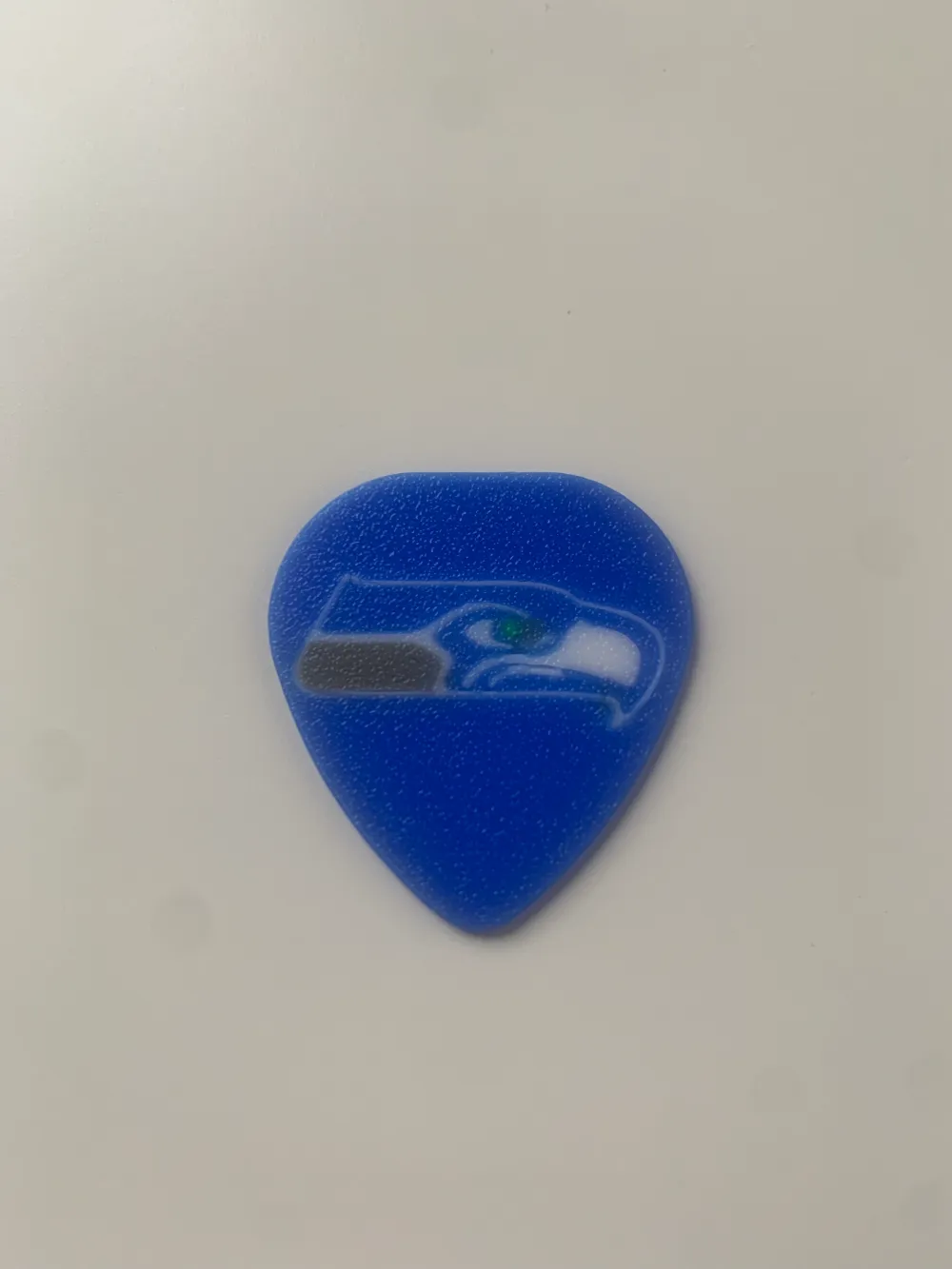 Seattle Seahawks Guitar Pick by ZubackaMakerWorld: Download Free 3D Models
