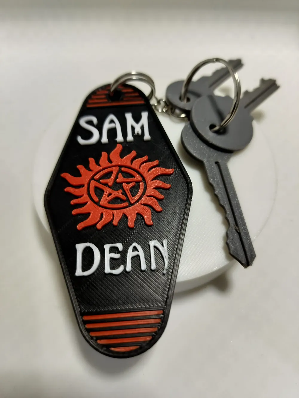 Supernatural keychain by serialprinting MakerWorld: Download Free 3D Models