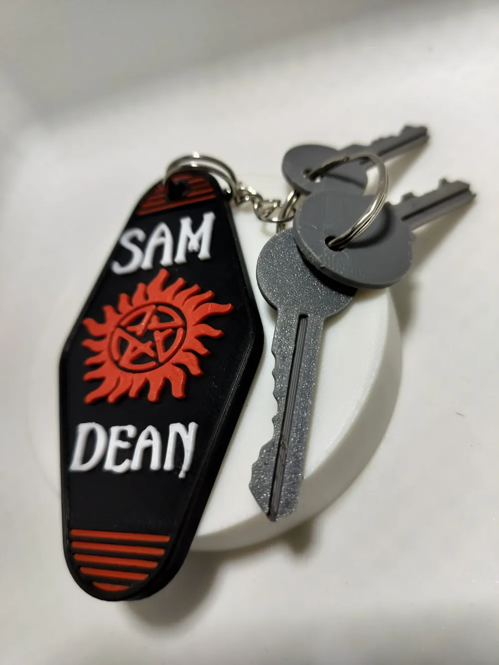 Supernatural keychain by serialprinting MakerWorld: Download Free 3D Models