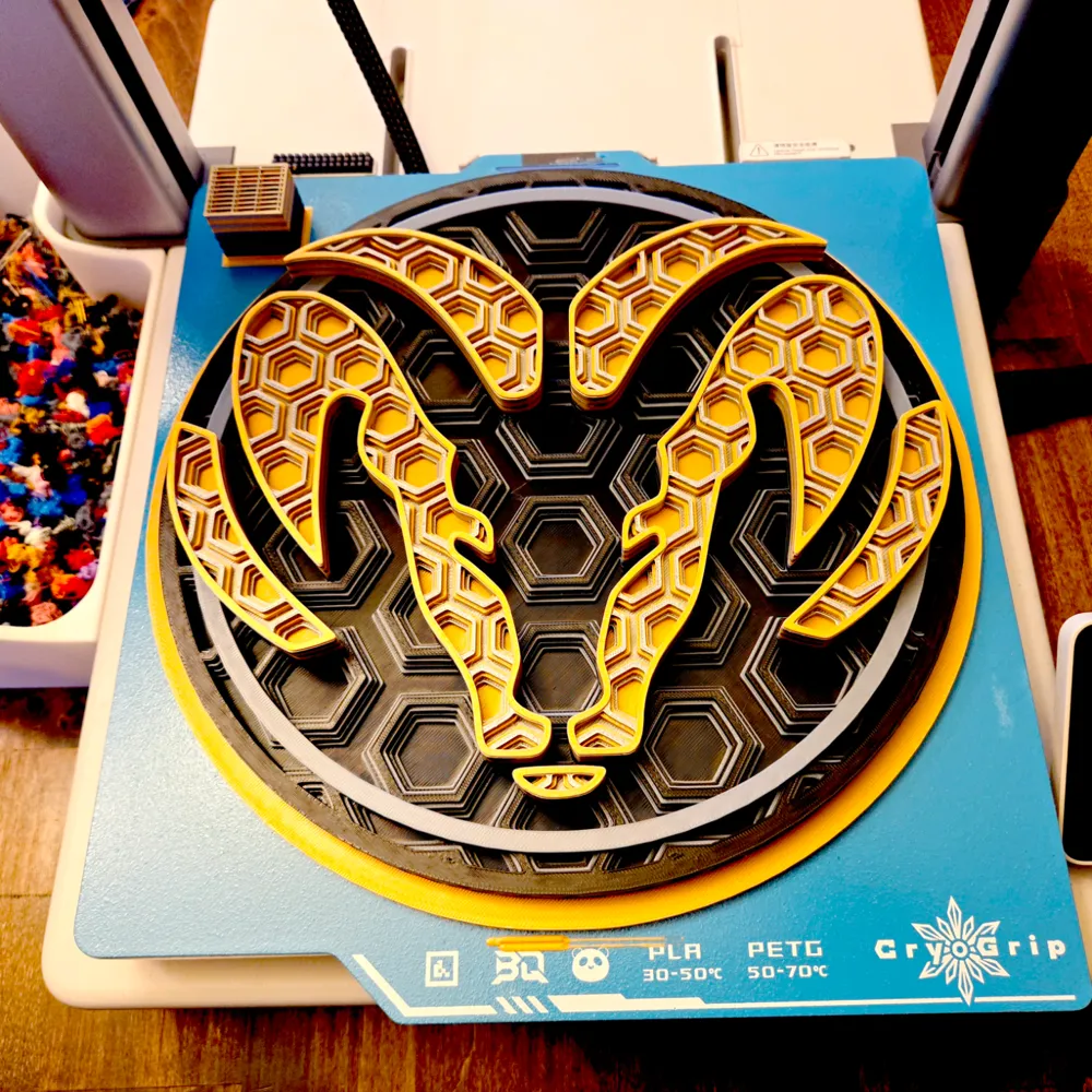 Dodge Ram Dimensional Mosaic by w3r3wolv3s - MakerWorld