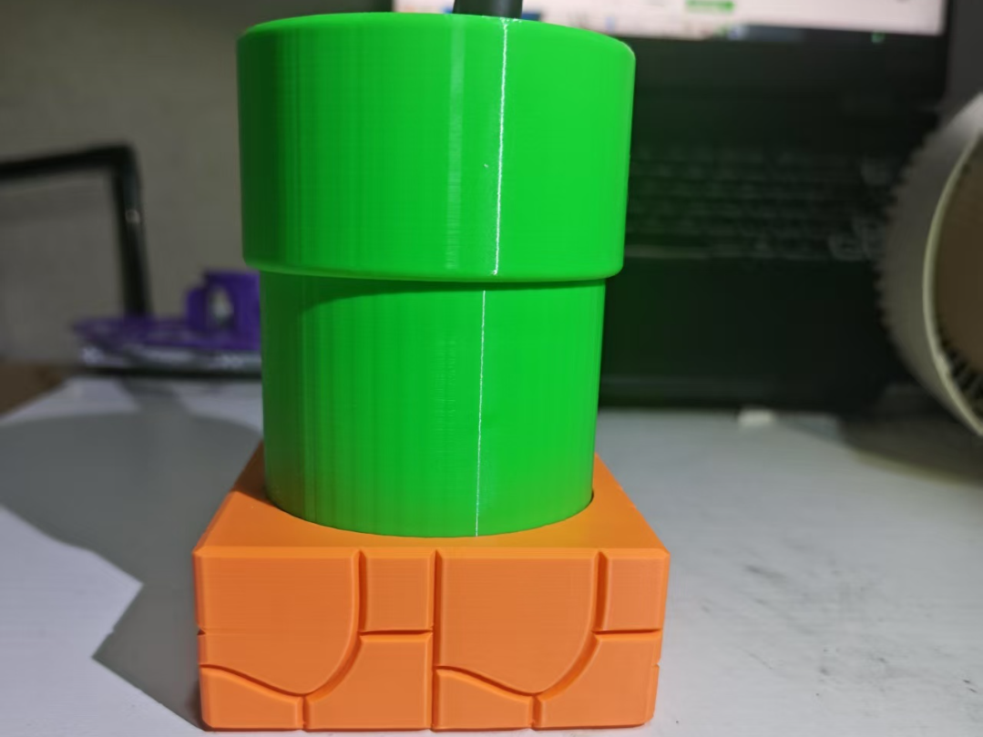 Mario Pen Holder (No AMS Required) by user_150333262 MakerWorld ...