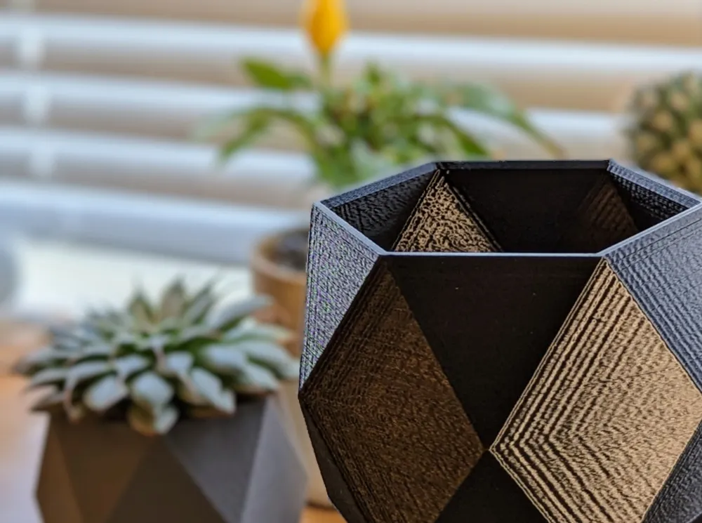 Geometric Succulent Pot with Drainage Hole by Jordan Proctor Designs ...