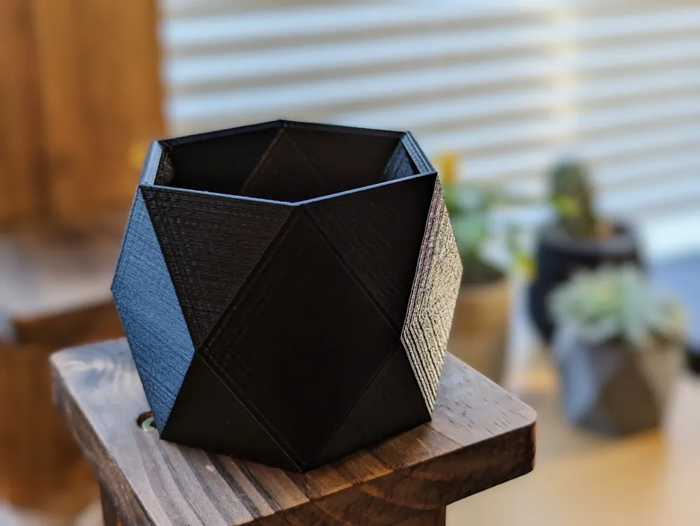 Geometric Succulent Pot with Drainage Hole by Jordan Proctor Designs ...