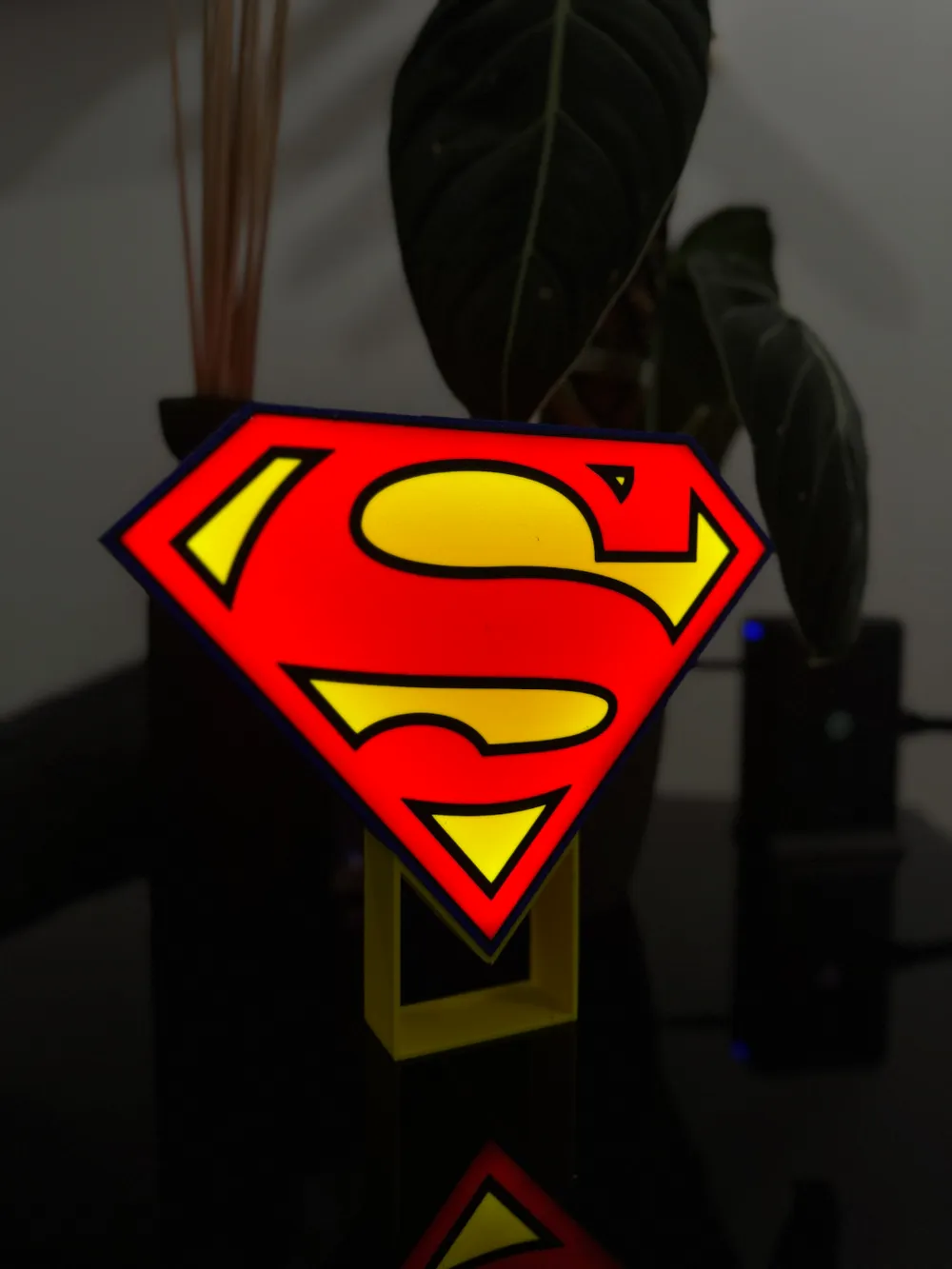 Superman Lightbox by 3D Druck Lagune MakerWorld: Download Free 3D Models