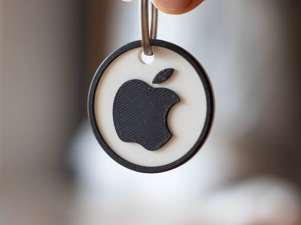 Apple Logo Keychain - Free 3D Print Model - MakerWorld