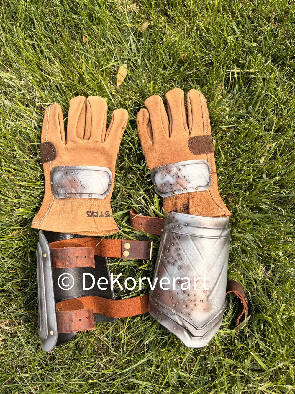 Medieval Arm Bracers Armor - Free 3D Print Model - MakerWorld
