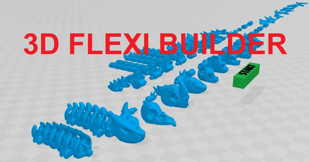 Build A Flexi - Flexi Builder Free Sample Pack - Free 3D Print Model ...