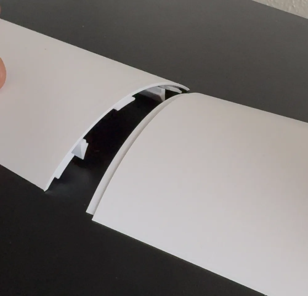 Cable Duct Cover TV-Cables Channel Raceway - Free 3D Print Model ...