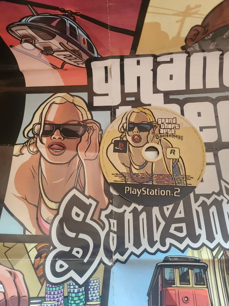 Grand Theft Auto San Andreas - PlayStation 2 Disc - HueForge by keko ...