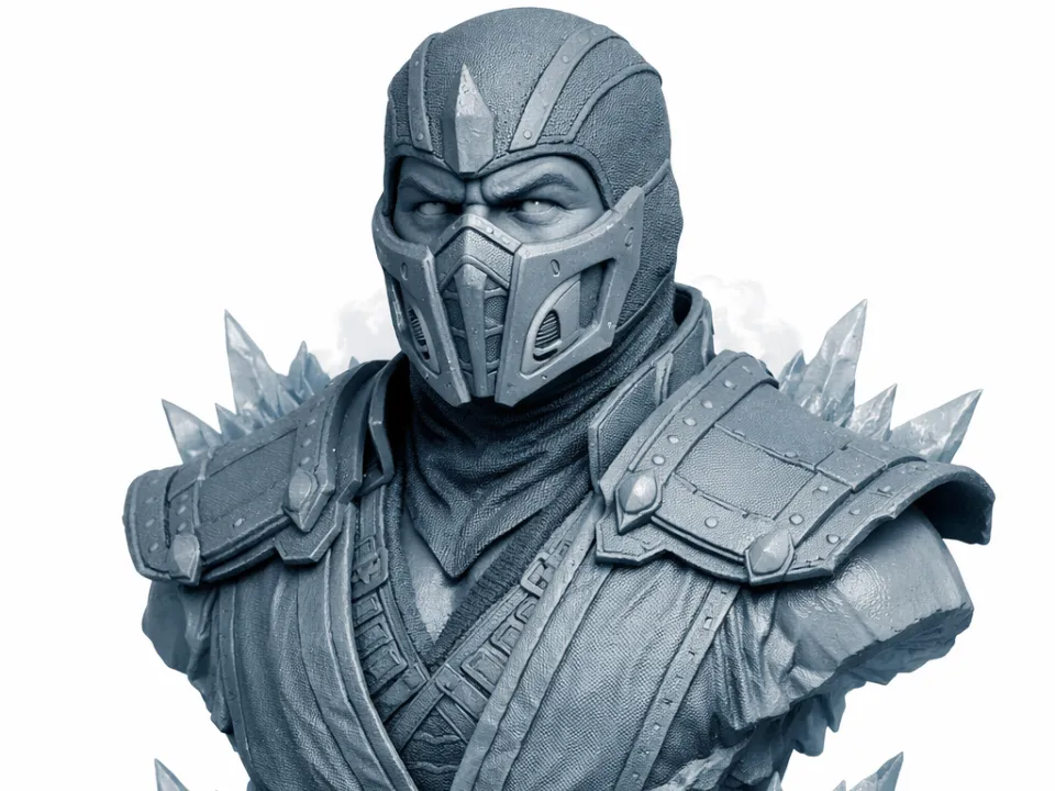 Sub Zero Bust - Free 3D Print Model - MakerWorld