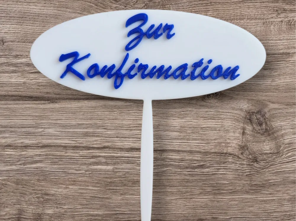 Confirmation Cake Topper by mpzs MakerWorld: Download Free 3D Models