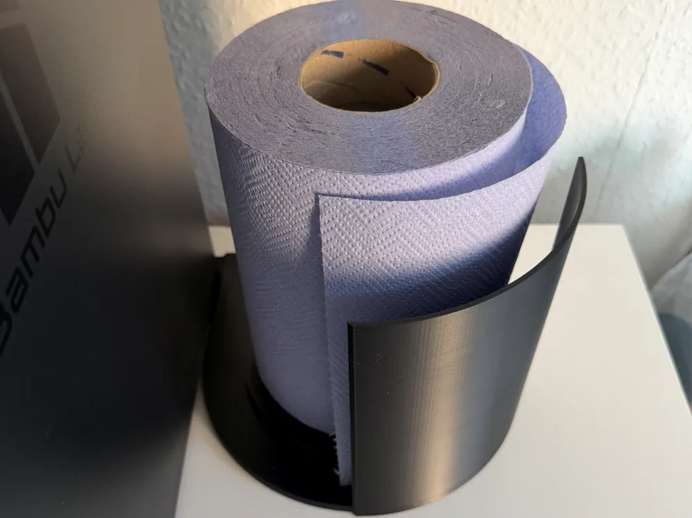 Bambu Lab P1 Paper Towel Holder - Foot Mounted - Free 3D Print Model ...