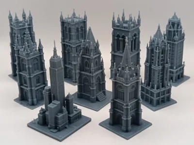 3d printed building - MakerWorld