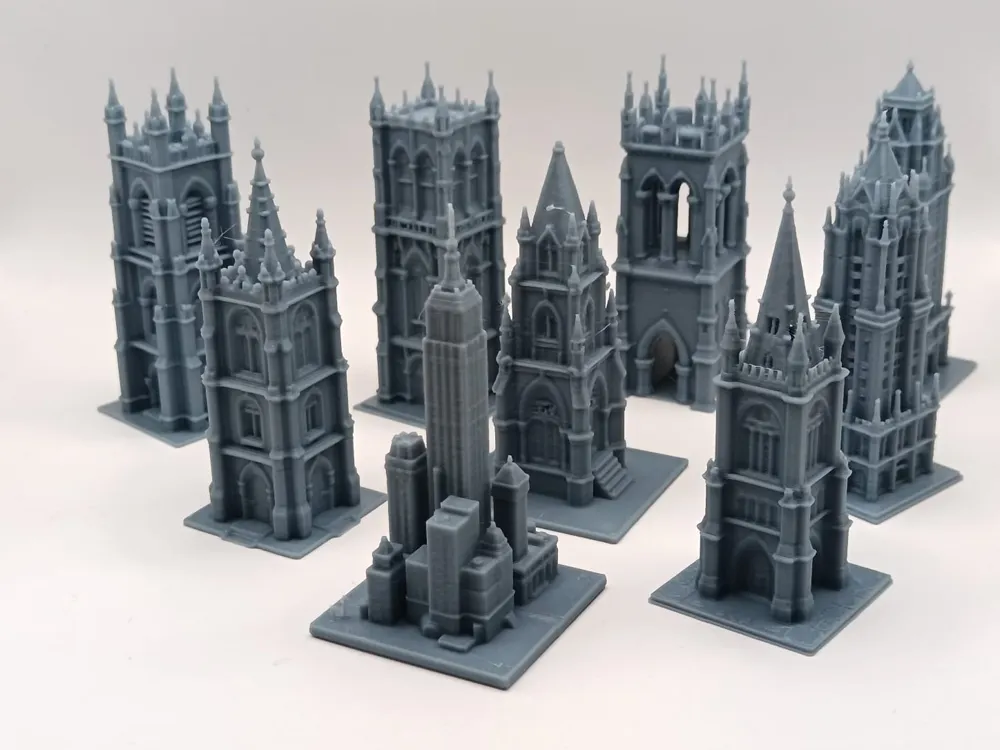 Miniature Building Props - Free 3D Print Model - MakerWorld