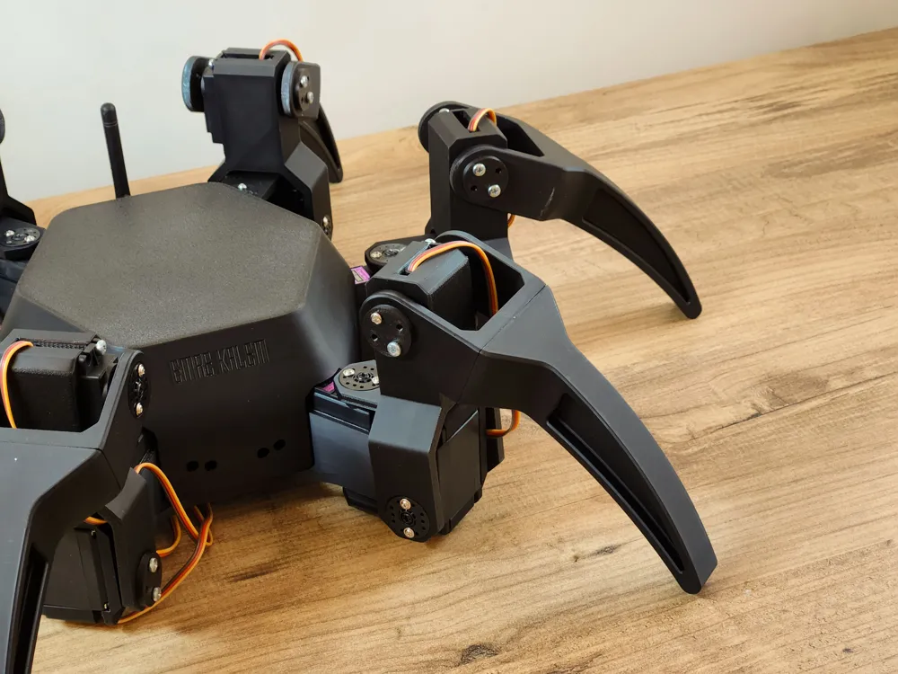 Hexapod Spider Robot with Servo & Arduino - Free 3D Print Model ...