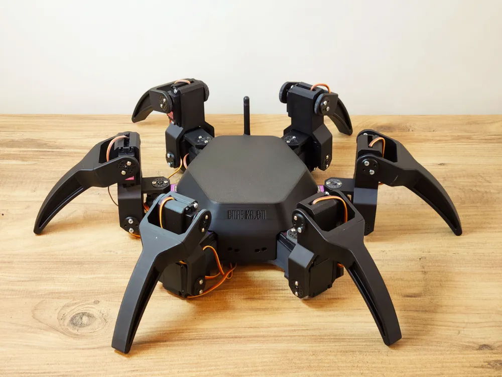 Hexapod Spider Robot with Servo & Arduino - Free 3D Print Model ...