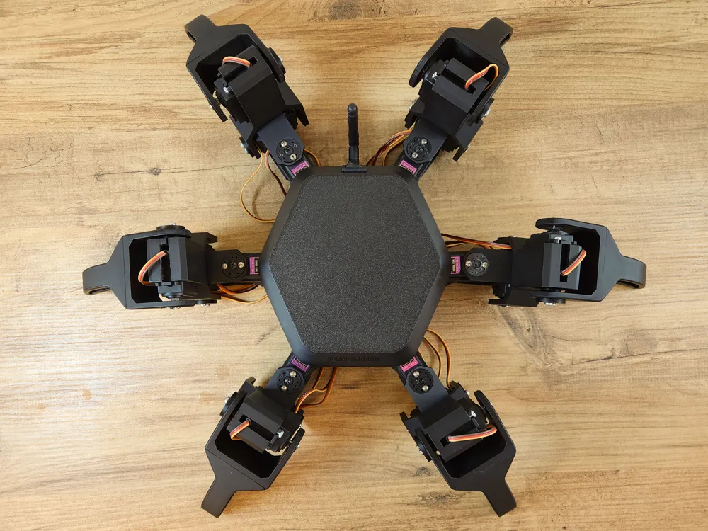 Hexapod Spider Robot with Servo & Arduino - Free 3D Print Model ...