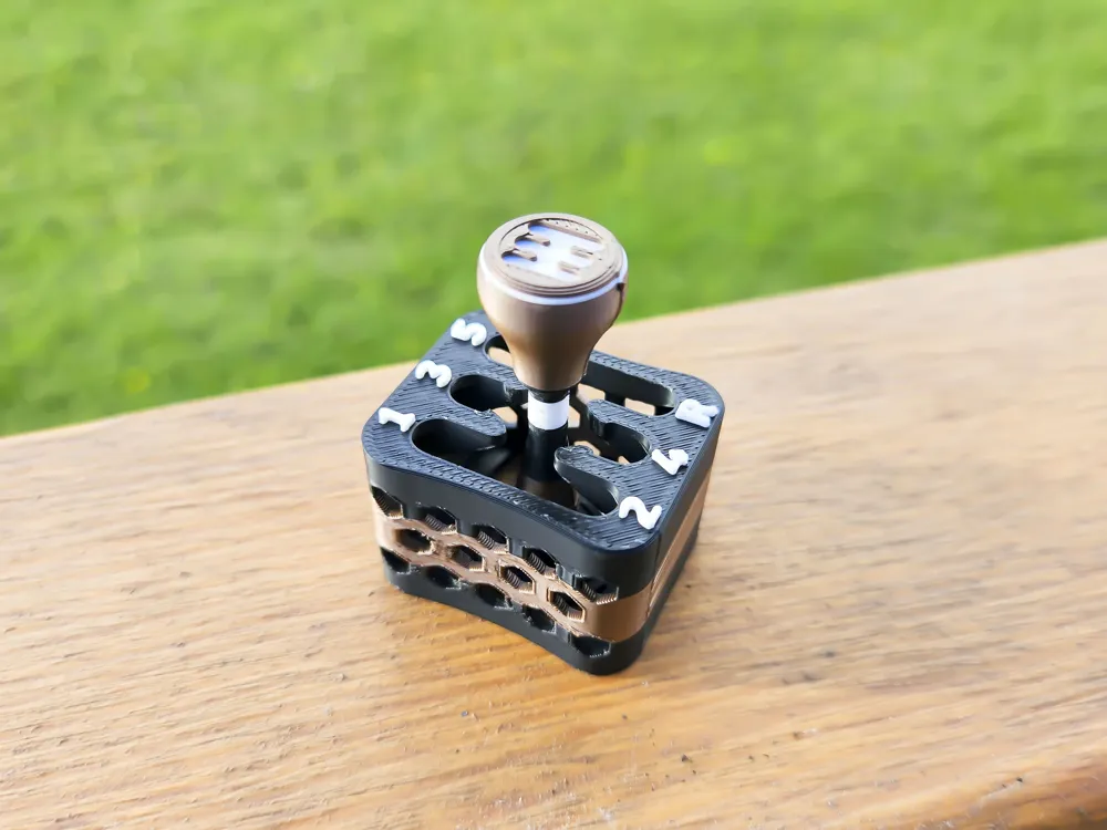 Gear shift fidget (print in place) - Free 3D Print Model - MakerWorld