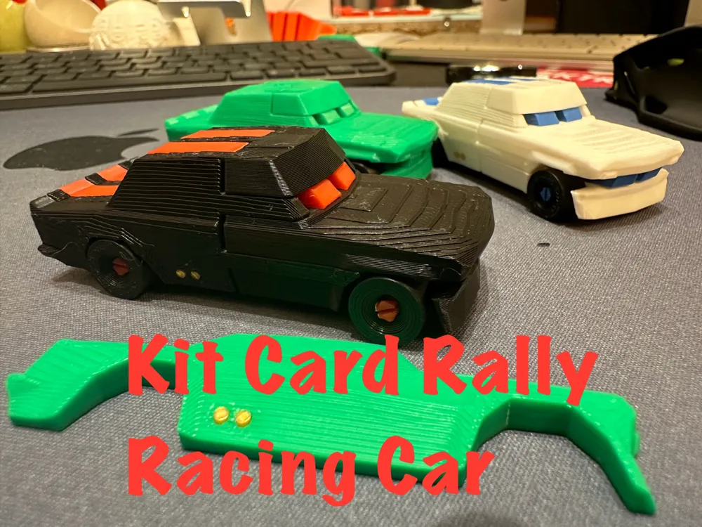 Kit Card Model Racing Car Remixed by JayFai - MakerWorld