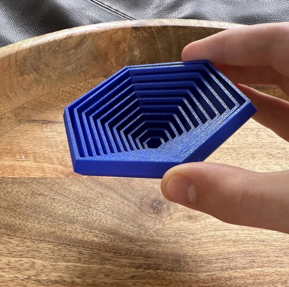 Hexagon Fidget by Printer King MakerWorld: Download Free 3D Models